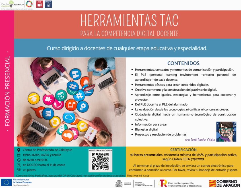Curso · Herramientas TAC para la CDD - Centro de Profesorado Calatayud