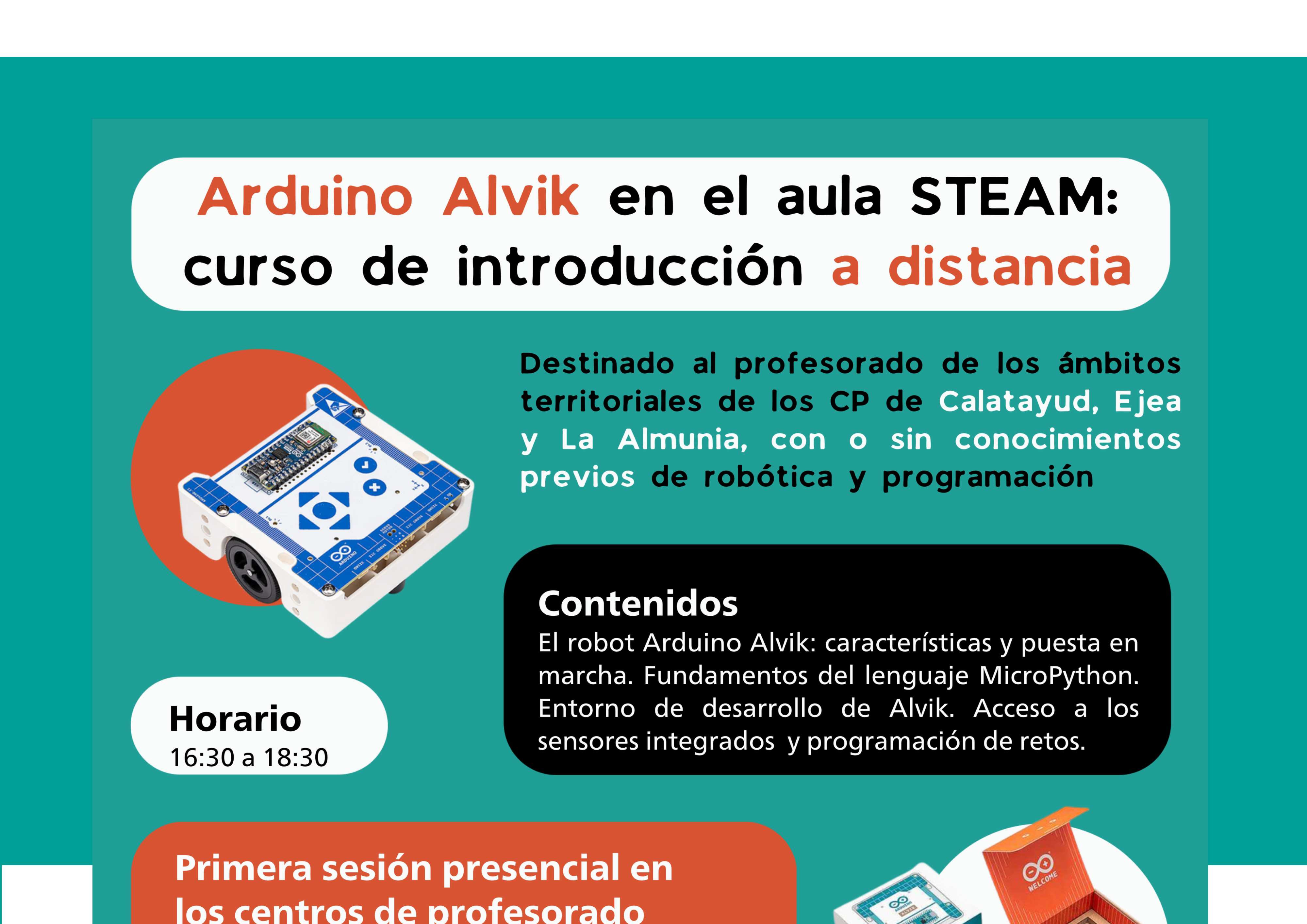 Seminario · Arduino Alvik en el aula STEAM - Centro de Profesorado ...